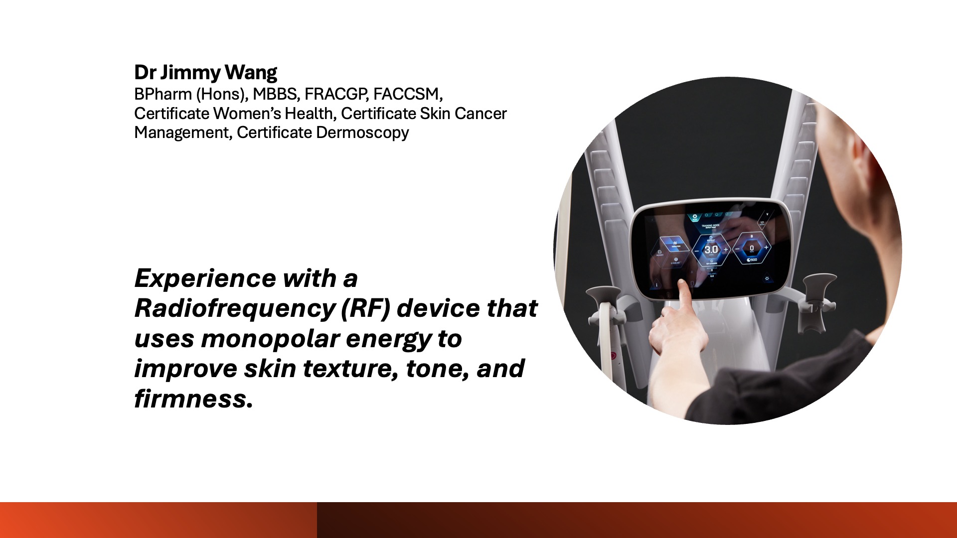 Experience with a radiofrequency (RF) device - Aesthetic Medical ...
